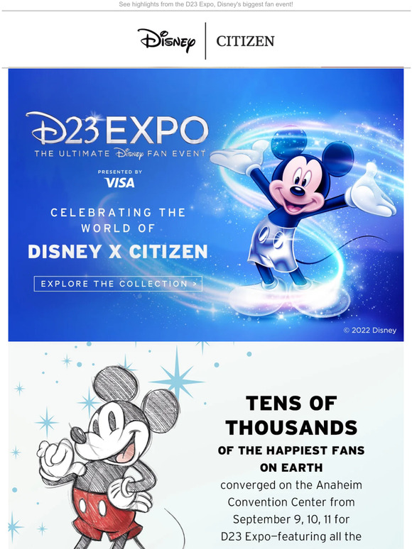 Citizen: Citizen was the official timekeeper at D23 Expo—the world’s ...