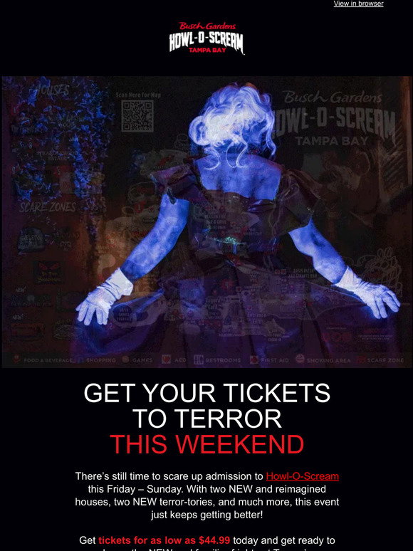 SeaWorld: 👿 Get Your Howl-O-Scream Tickets for This Weekend! | Milled