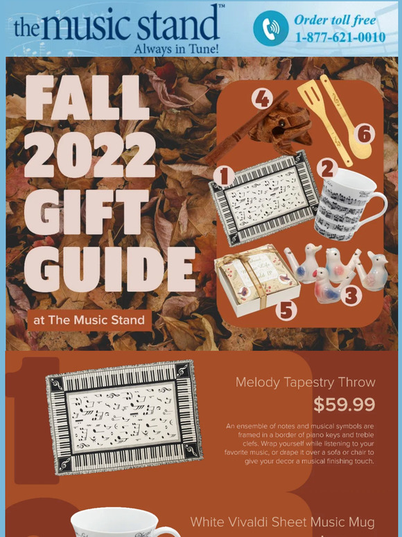 The Music Stand: ♫ Check Out The Best Music Gifts For Fall! ♫ | Milled
