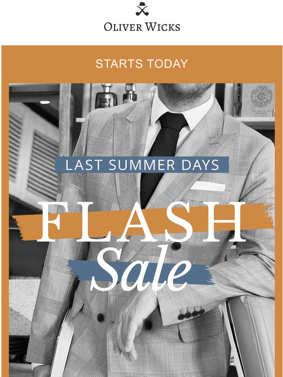 Oliver Wicks: STARTS TODAY! - "Last Summer Days" - Flash SALE | Milled