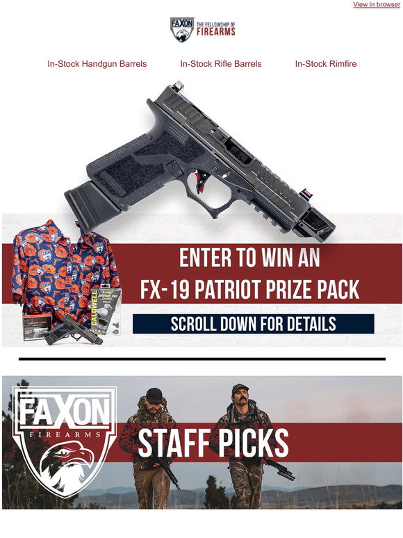 Faxon Firearms: 🦅 Enter To Win! | Milled