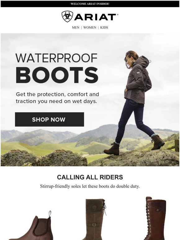 Ariat: Dry, Happy Feet | Milled