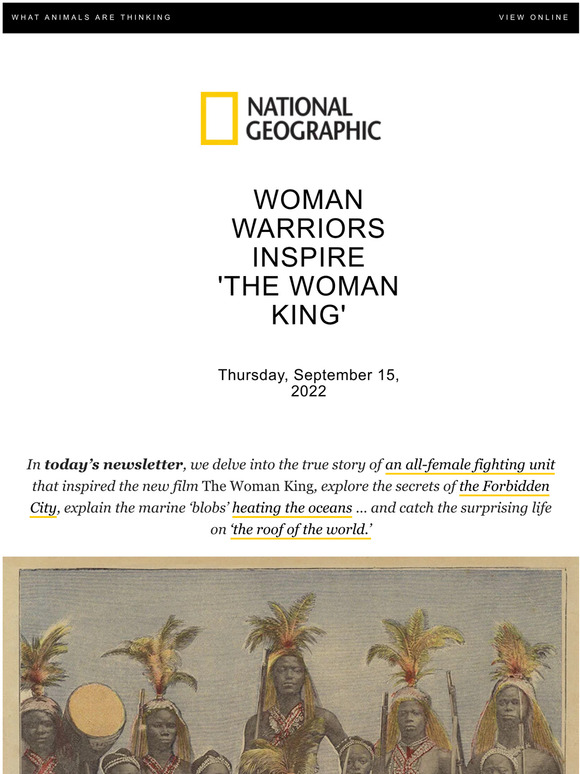 National Geographic: Woman warriors inspire new film | Milled