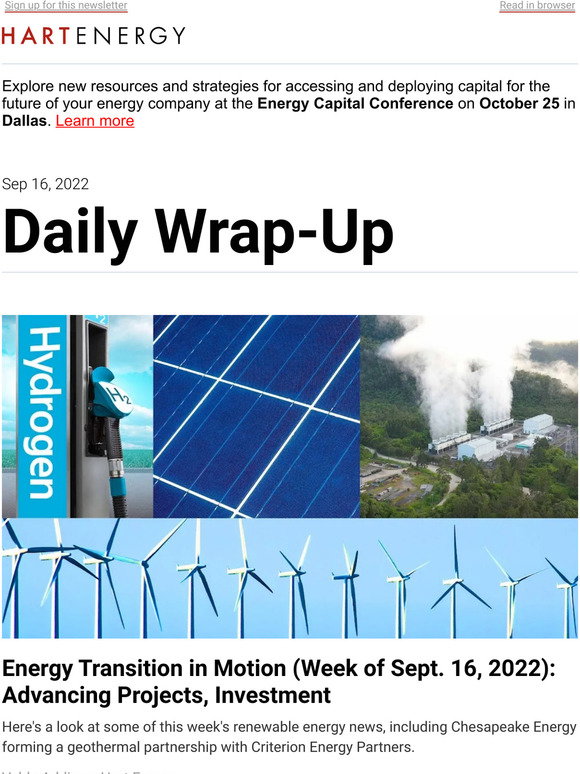 Hart Energy: Daily Wrap-Up: Energy Transition in Motion; SilverBow Adds ...