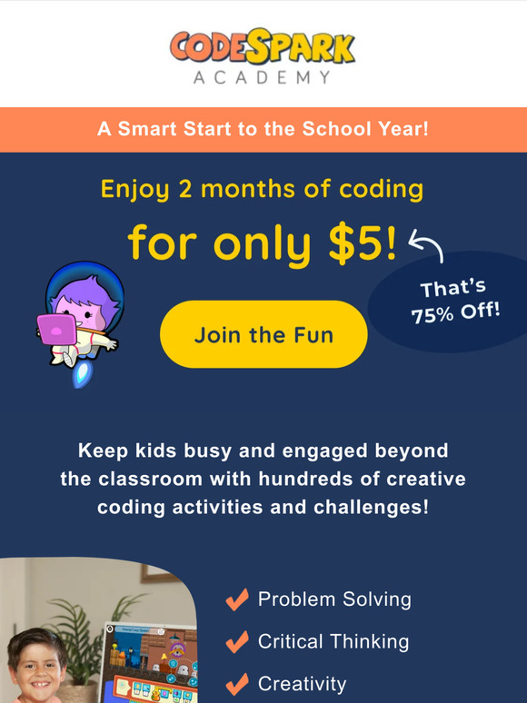 CodeSpark: Coding Into the School Year Like… | Milled