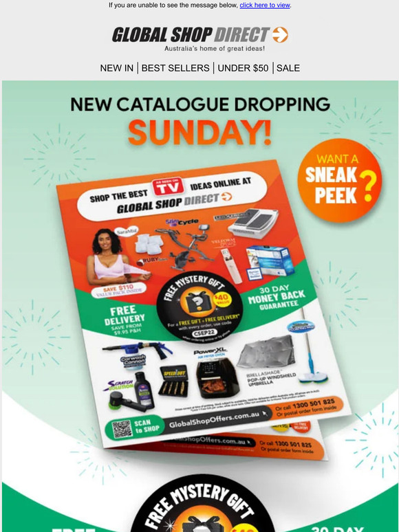 Global Shop Direct: NEW Catalogue Out Now! | Milled