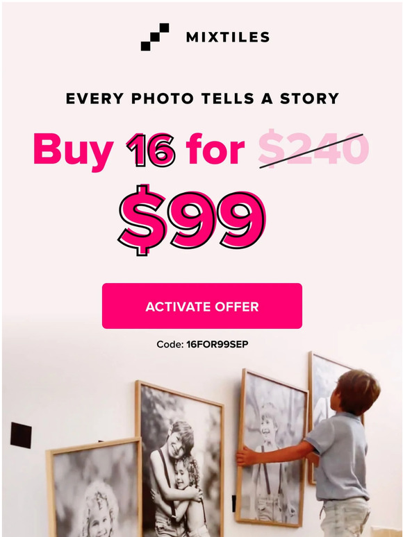 Mixtiles: ️ Fill your walls with love 🖼 | Milled