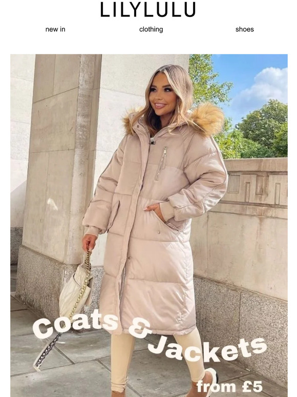 Lily Lulu Fashion: 🚨 Coats & Jackets from £5 | Milled