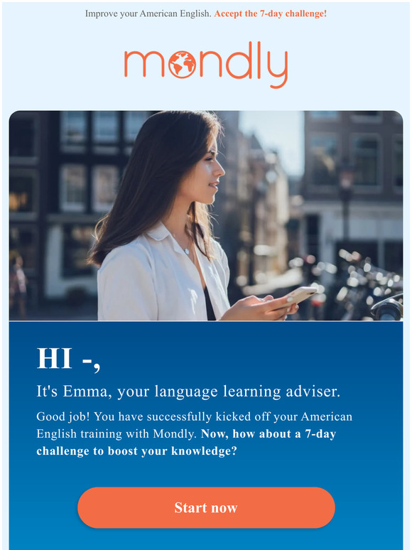 Mondly: —, are you up for a American English challenge? 🇺🇸 | Milled