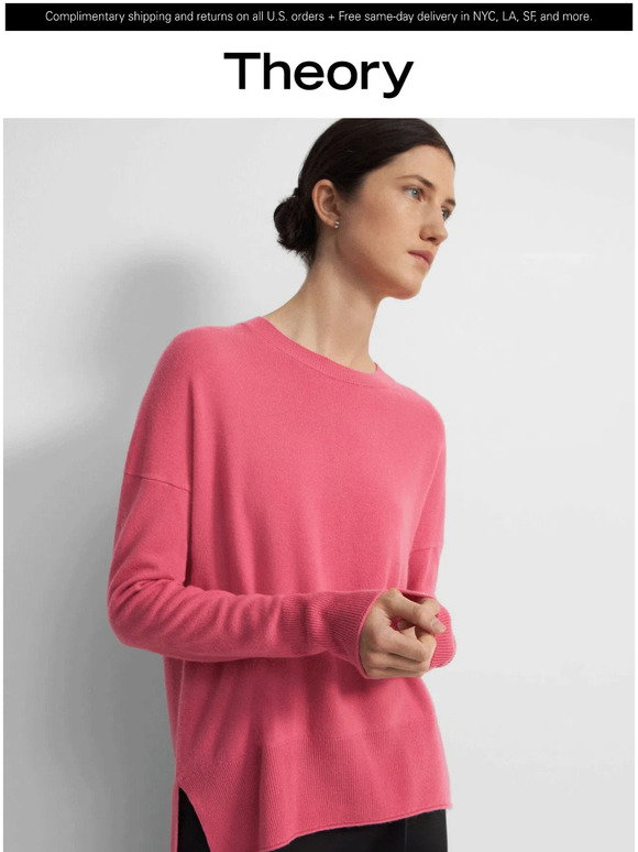 theory （セオリー） 公式通販サイト: A Bestselling Sweater, Updated | Milled