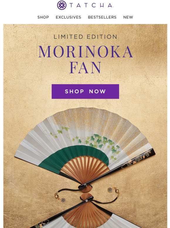 Tatcha: This year’s limited-edition fan is here💚 | Milled