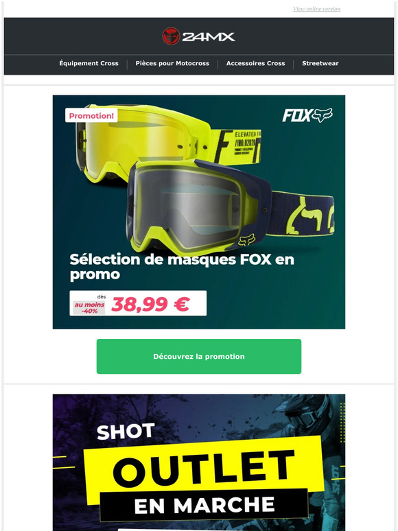 24MX: 🦊 Découvrez la nouvelle promo sur les masques FOX ! | Milled