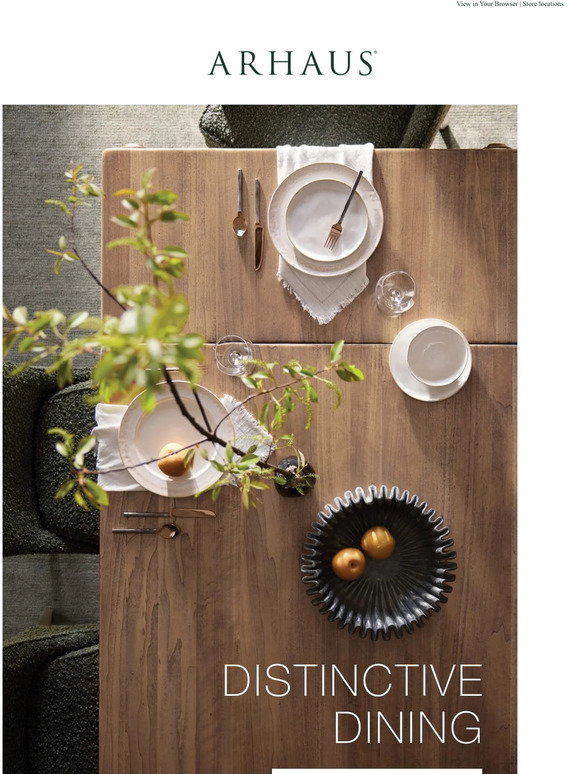 Arhaus: Gather Together with Italian Craftsmanship | Milled