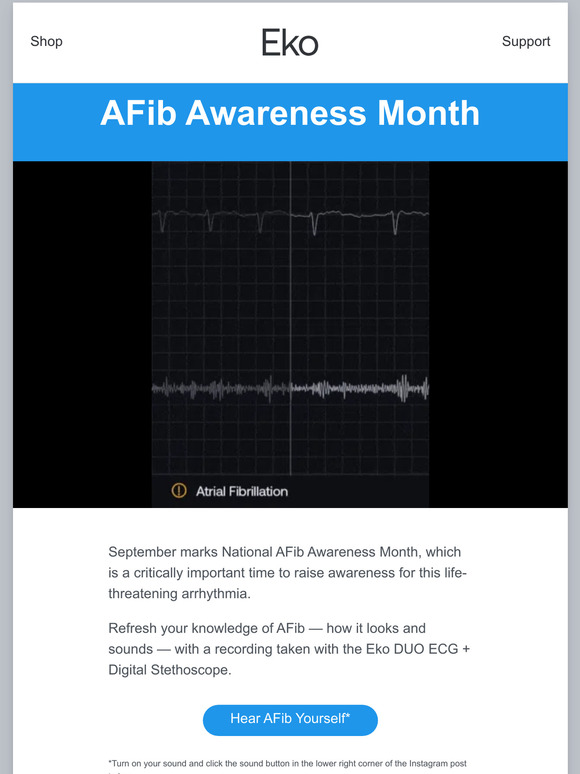 Eko Health: AFib Awareness Month: Refresh Your AFib Knowledge | Milled