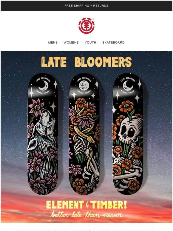 Element: New Decks: Timber! Late Bloomers Collection | Milled