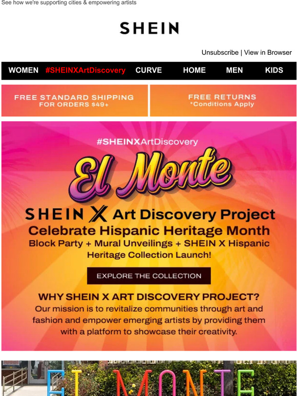 SHEIN: Introducing SHEIN X Art Discovery Project @ El Monte | Milled