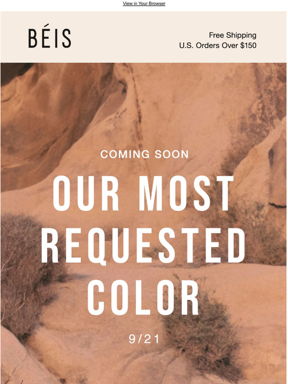 Beis Travel: A New Color Is Coming... | Milled