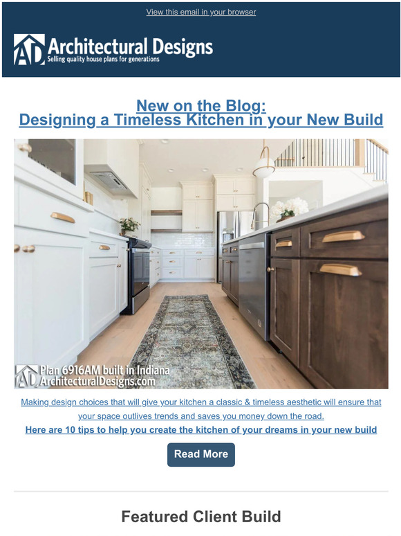 Architectural Designs: Architectural Designs: New Plans, New Build ...