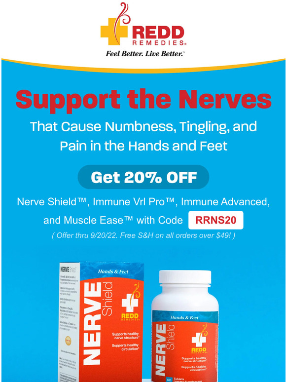 Redd Remedies: Support the Nerves That Cause Tingling and Pain in Hands ...