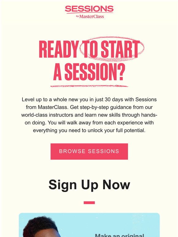 MasterClass: New Sessions are available starting...now! | Milled