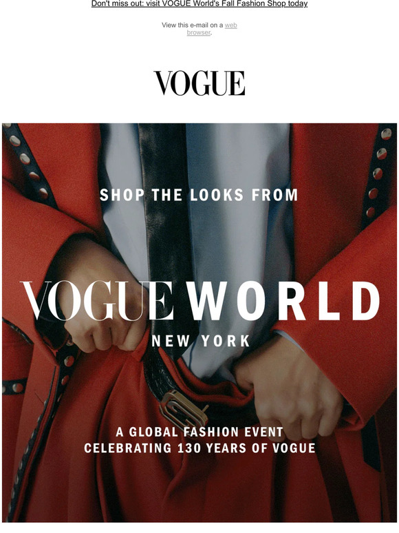 Vogue: Shop the looks from the VOGUE World Runway | Milled