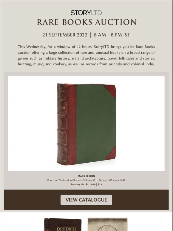 Saffronart: Highlights: Rare Books Auction | 21 September 2022 | Milled