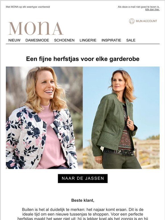 MONA: In deze herfstjassen blijft u warm! | Milled