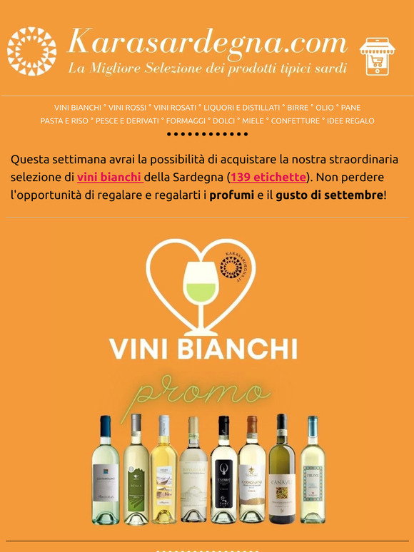 Karasardegna: 👉A GRANDE RICHIESTA🌞: i migliori vini bianchi SARDI con ...
