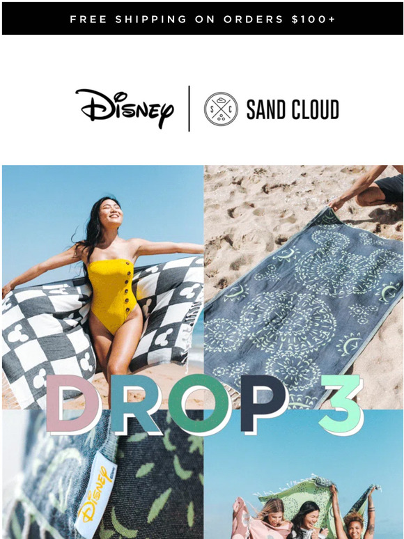 Sand Cloud: 6 NEW Disney x Sand Cloud Designs | Milled