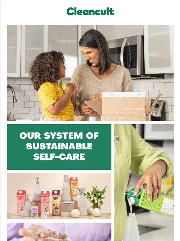 Cleancult: 💚 Inside: How to make your self-care sustainable 💆 | Milled