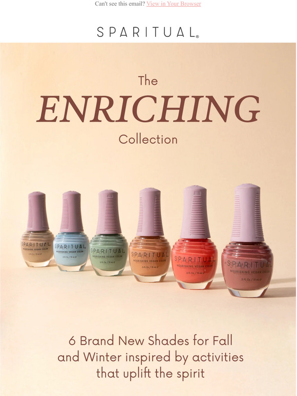 Sparitual: Six New Shades for Fall, Winter, & Beyond | Milled