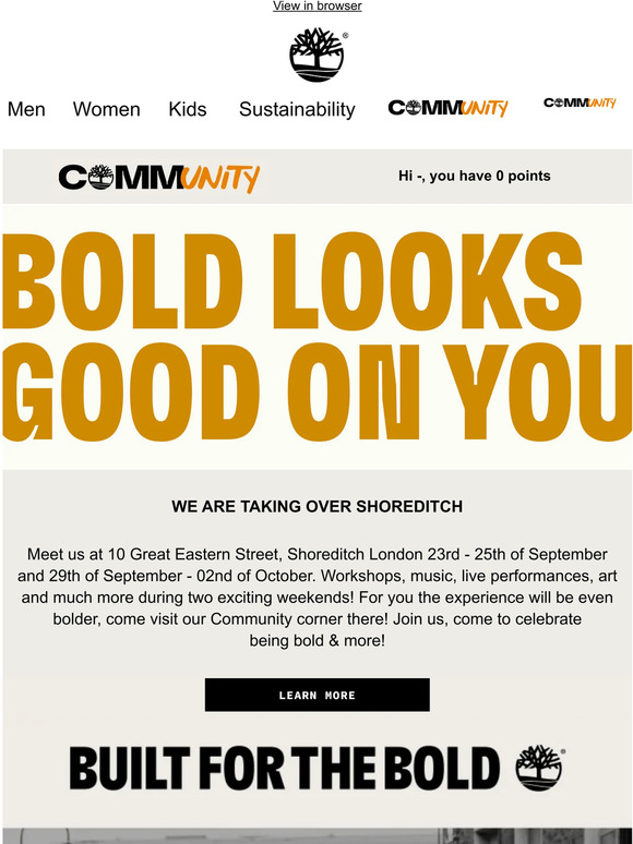 Timberland: Show us your BOLD side | Milled