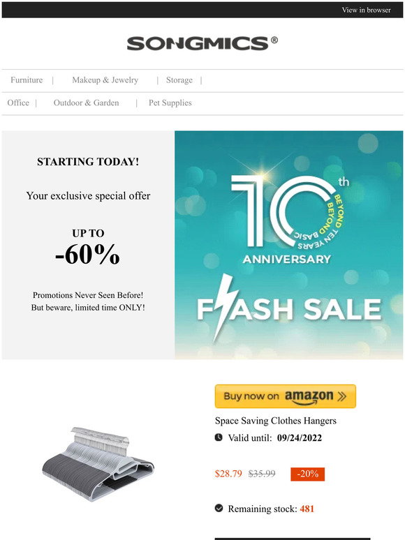 AMEZIEL Inc.: [Flash Sale] ⚡ Select Styles, Superb Savings | Milled