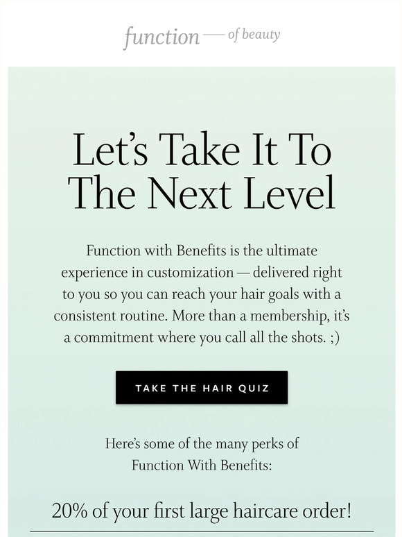 Function of Beauty: Function With Benefits: Join now for $10 off + FREE ...