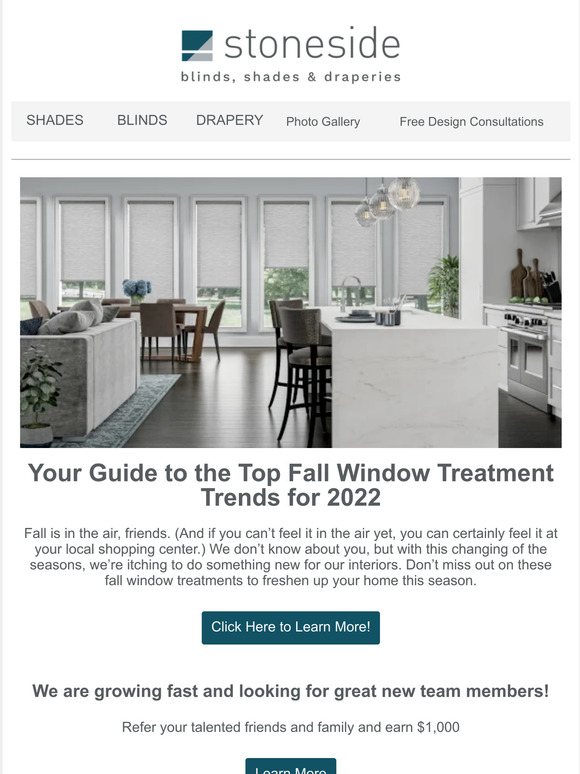 Stoneside Blinds & Shades: Your Weekly Design Digest - Your Guide to ...