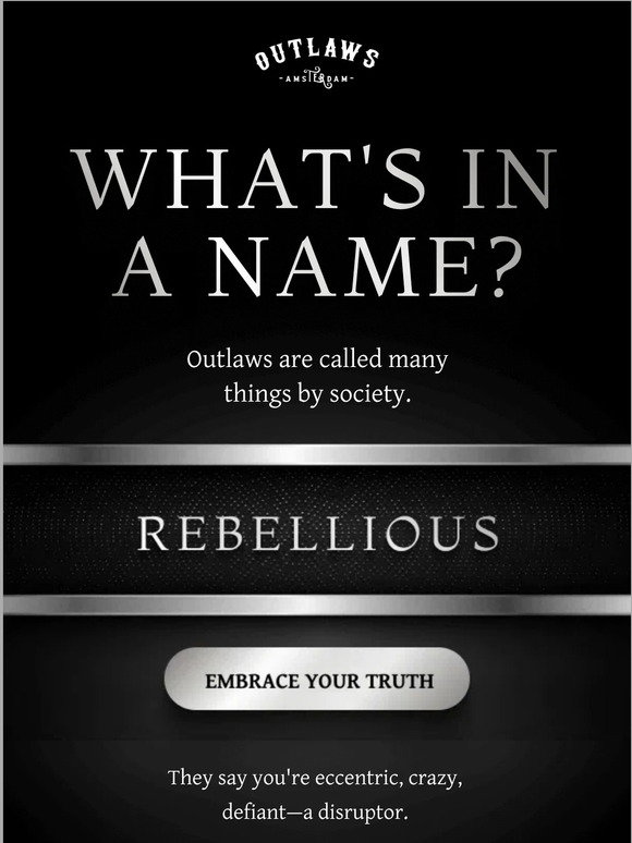 Outlaws Amsterdam NL: It's who we are. | Milled