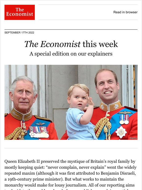 The Economist: How does the British monarchy’s line of succession work ...