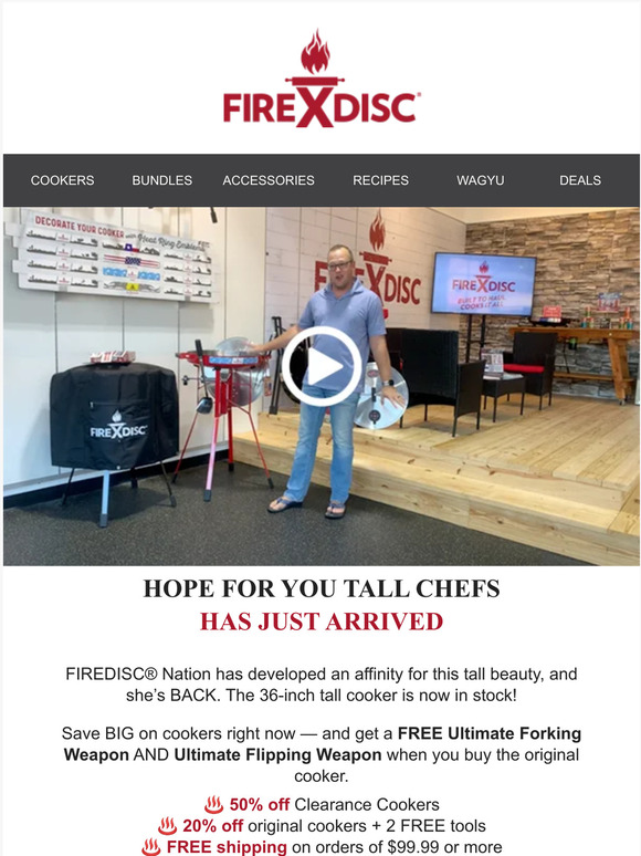 FireDisc: —, 🎰 Hit the jackpot with a new tall cooker | Milled