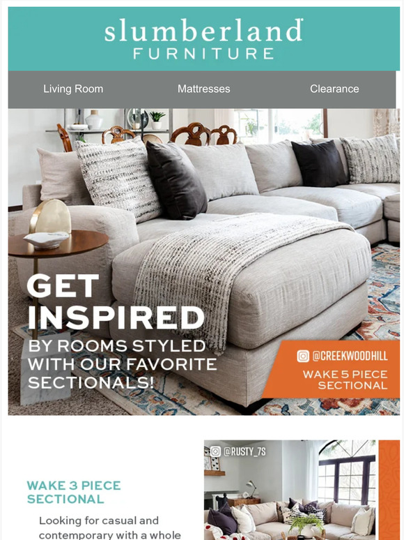 Slumberland Furniture: Beautiful new living rooms built around our ...