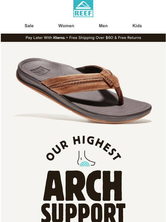 Reef: Discover our Arch Support & Ortho styles! | Milled