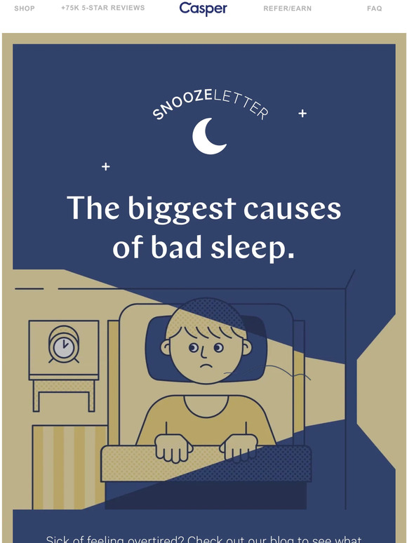Casper: 7 reasons for restless sleep | Milled