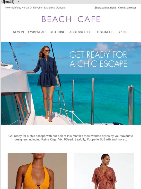 Beach Cafe: Get ready for a Chic Escape | Milled