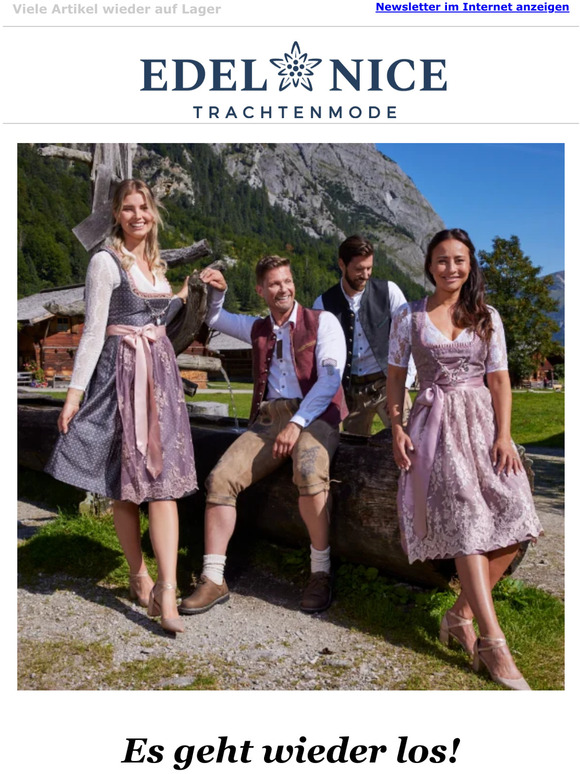Edelnice Trachtenmode: Endlich wieder Wiesn - Viele Dirndl, Blusen und ...
