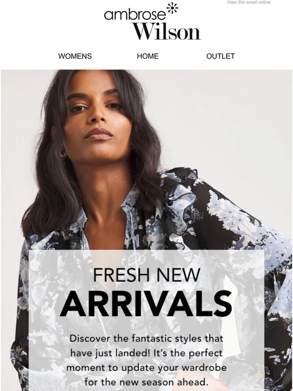 Ambrose Wilson: Just in: new season styles have arrived! 👀 | Milled