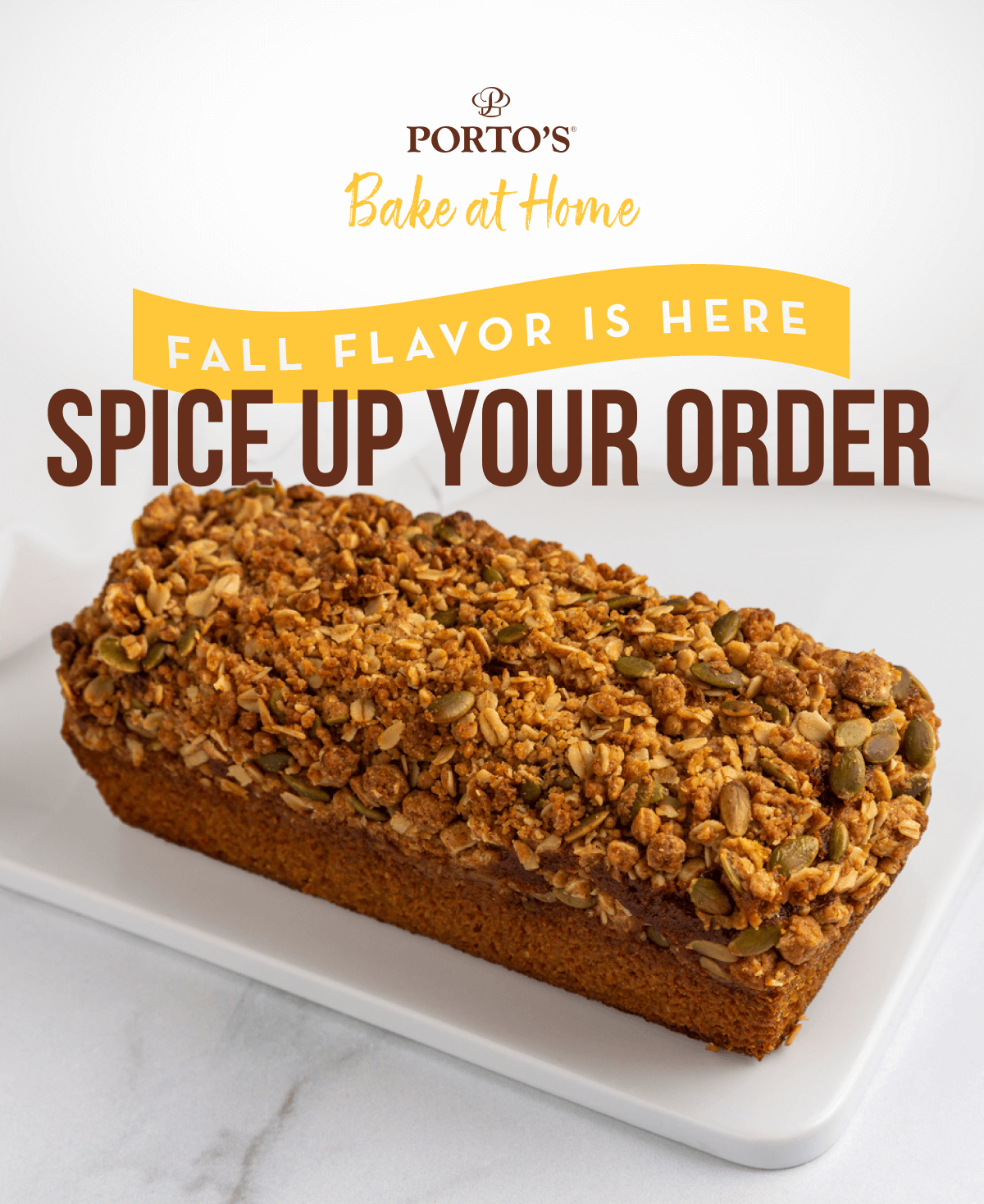 Porto's Bakery: Spice up your order! 🧡🍂 | Milled