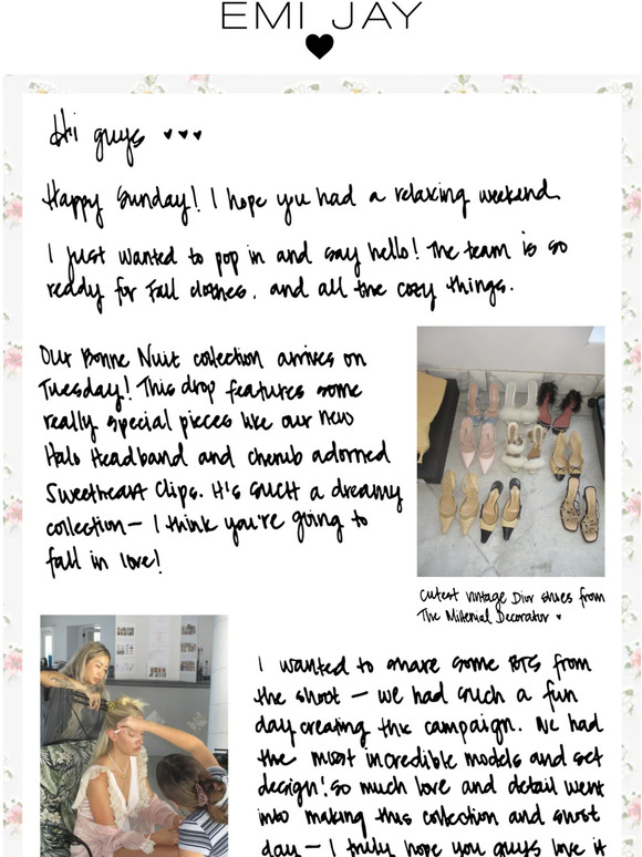Emi Jay: Note From Founder 💗 | Milled