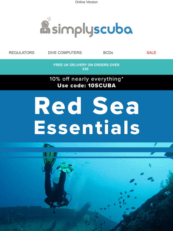Simply Scuba: Red Sea Essentials | Our top picks | Milled