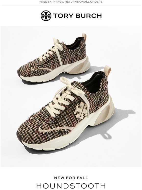 Tory Burch: Fall must-have: the houndstooth sneaker | Milled