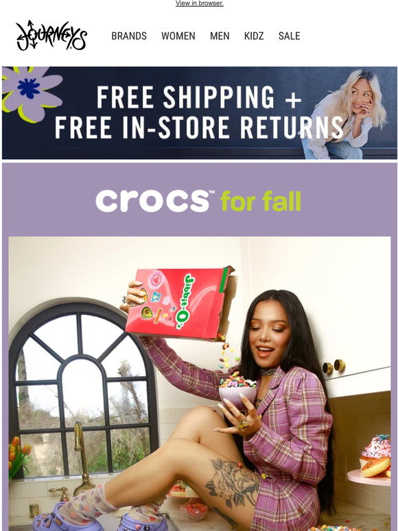 Journeys: Crocs with HEIGHT | Milled