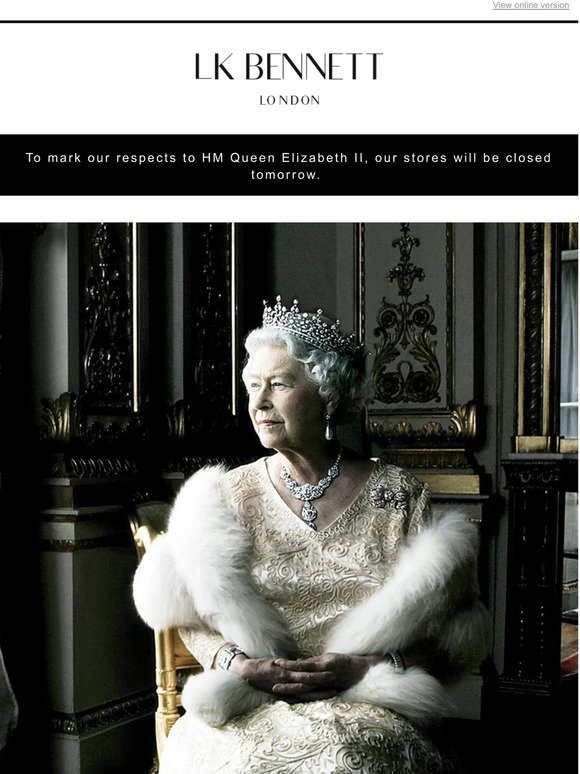 L.K.Bennett: Commemorating HM Queen Elizabeth II | Milled
